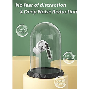 PIVADA Wireless Earbuds, Air Pro Bluetooth 5.3 Headphones 30H Playtime Charging Case, IPX7 Waterproof Earphones with Mic for Android iOS Cell Phone Computer Laptop Sports