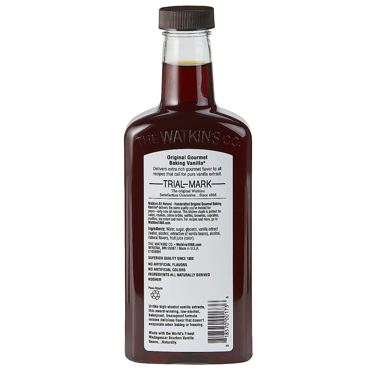 Watkins All Natural Baking Vanilla (11 oz) and Butter Extract (11 oz) Bundle