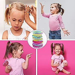 200pcs Hair Ties for Kids Hair Ties Toddler Girls Hair Ties for Girls Elastic Hair Bands Small Hair Ties for Kids
