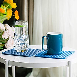 BTaT- Trivets for Hot Pots and Pans, 2 Pack, Trivets, Silicone Trivet, Hot Plate Holder, Trivets for Hot Dishes, Hot Pot Holder, Silicone Trivet Mat, Silicone Trivets, Trivet Set