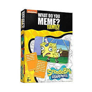 WHAT DO YOU MEME?® Spongebob Squarepants Expansion Pack - Family Card Games for Kids and Adults