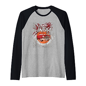Car - Hot Rod Classic Vintage Car Raglan Baseball Tee