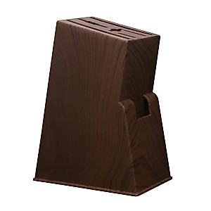 Mobestech Dinnerware 1pc Wood for Pattern Shelf Sharpening Cutlery Household Cutter Block Stable Rack Wooden Imitation Storage Kitchen Home Grain Organizer Desktop Holder Blocks Utensils