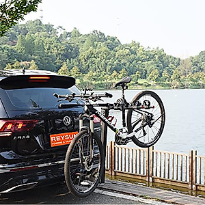 REYSUN 864121 Trailer Hitch Riser with 2.25 inch Rise/Drop for 2 inch Receiver Hitch Extension, Solid Shank, Hitch Pin Kit Included