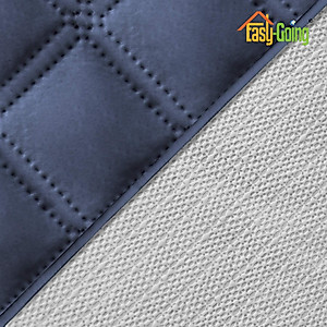 Easy-Going Sofa Slipcover Loveseat Cover Waterproof Couch Cover Washable Sofa Cover for 2 Cushion Couch Non-Slip Fabric Furniture Protector with Pocket for Pets Kids Dog Cat (Loveseat, Navy)