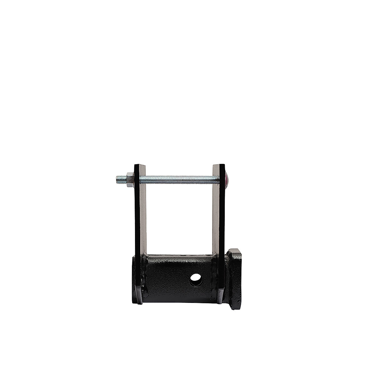 Rv Bumper Hitch Receiver 2 inch with Anti Rattle Hitch Tightener for 4x4 inch Bumper Bars Trailer Towing Cargo Carrier Bike Racks BBQ Grill Carrier Campers Camping 3500 lbs [Complete Set]