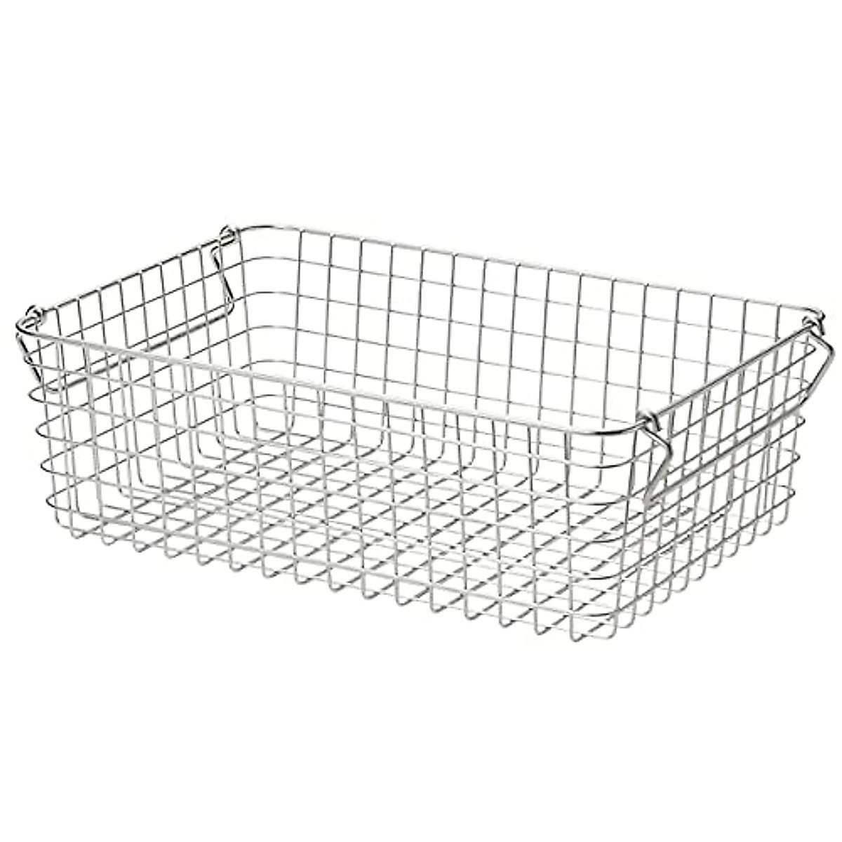 Muji 44831755 Stainless Steel Wire Basket 3, Approx. Width 14.6 x Depth 10.2 x Height 4.7 inches (37 x 26 x 12 cm)