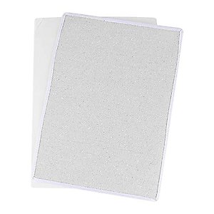 POPETPOP Cat Litter Box Liners 100pcs Disposable Bird Cage Liners Papers Non-Woven Absorbent Parrot Cages Cushion Pad Mat Accessories (White) Bird Paper Pad