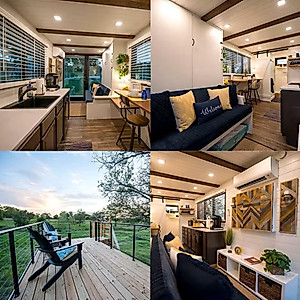 S.E.Q Double Story Fully Equipped prefab Expandable Container House, Luxury Home Stairs Included Free Bed Set