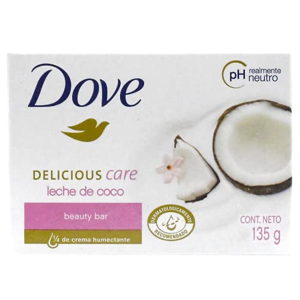 Dove, Beauty Bar Soap Variety Pack of 12, Go Fresh, Shea Butter, Coconut Milk, White - 135g