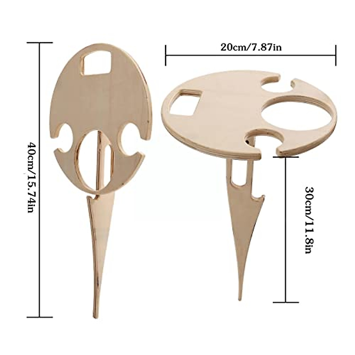 DOUBAO Outdoor Wijntafel draagbare Picknicktafel Kampeergazon beugel Wijnglas Wijntafel Wijnrek Feestbeugel (Color : E, Size : 1)