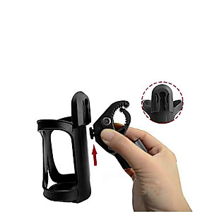 Stroller Bottle Holders, Twoworld Universal Cup Holder, Free Hanging Direction Cup Holder for Stroller, Bicycle, Wheelchair, Motorcycle