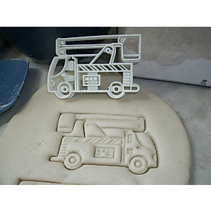 CITY VEHICLES BUCKET TRUCK POLICE CAR AMBULANCE FIRE SET OF 6 COOKIE CUTTERS MADE IN USA PR1258
