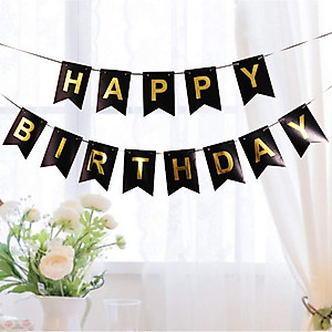 Birthday Party Decorations Happy Banner Balloons Decor for Boys Girls Men Women 36 Pieces