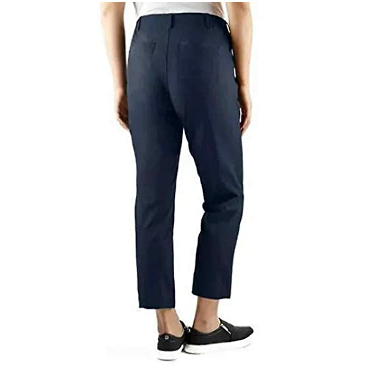 Kirkland Signature Ladies Ankle Length Travel Pant (X-Small, Navy Heather)