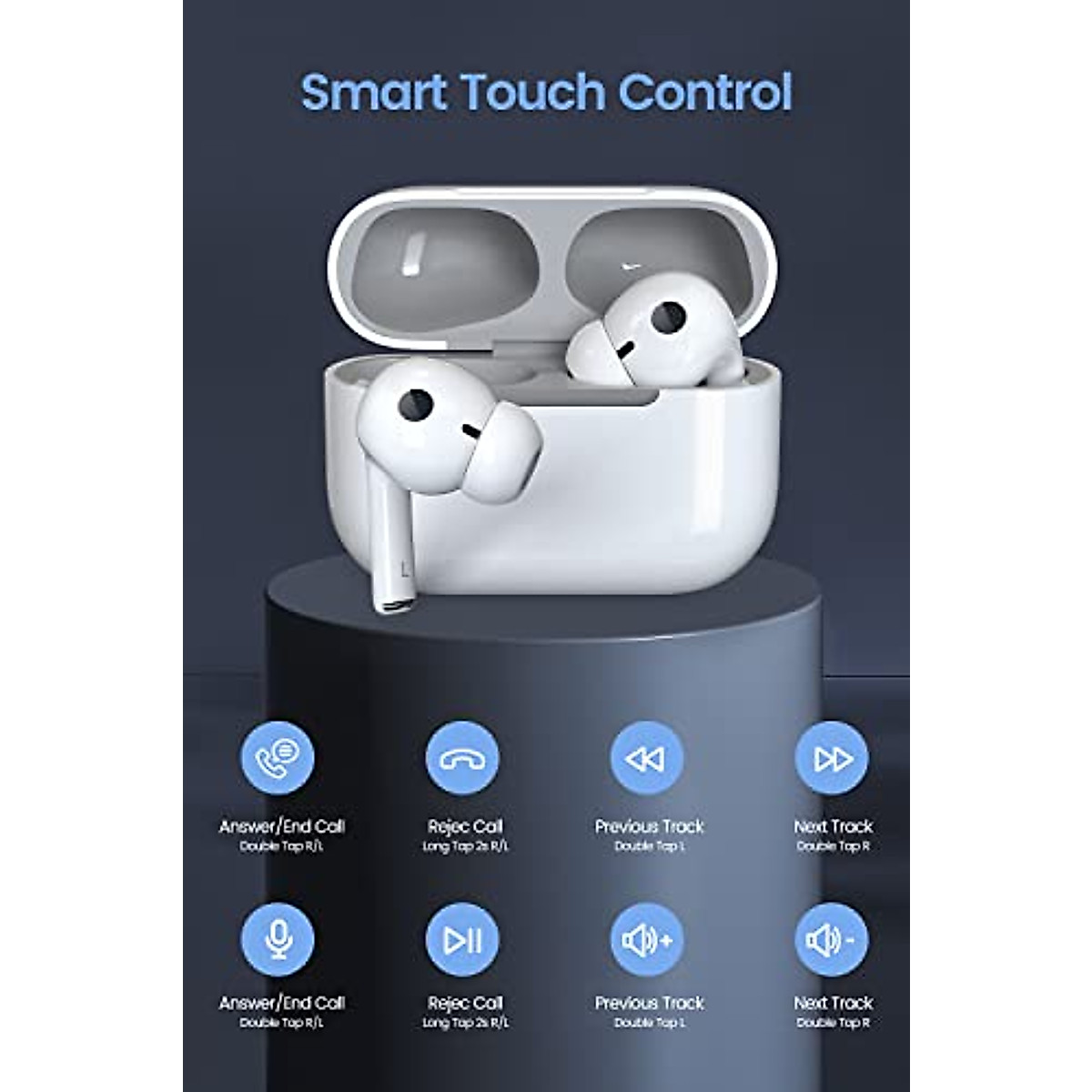 Wireless Earbuds Bluetooth 5.3 Earbuds HiFi Stereo with 36H Playtime Bluetooth Headphones for Sport and Working No Conditions Refund If Any Issue While Using Please Contact Seller