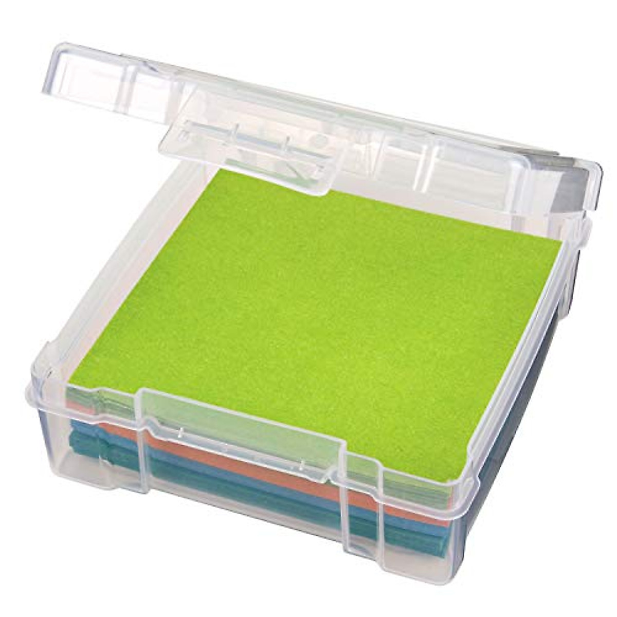 ArtBin 6953AB ClearView 6" x 6" Box Art & Craft Organizer, [1] Plastic Storage Case, Clear