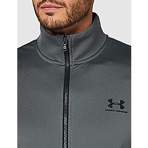 Under Armour Men's Sportstyle Tricot Jacket , Pitch Gray (012)/Black, XX-Large