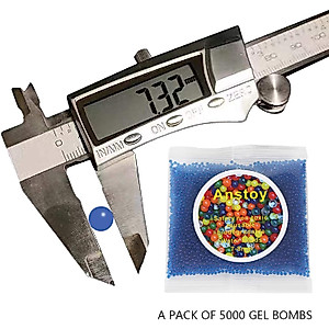 Anstoy Gel Ball Blaster Parts Tool Accessories Including - 20000 pcs Gel Balls | 2 pcs Pineapple Bottle | 2 pcs Bottle Holder