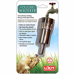 Lixit L100 Water Faucet Automatic Fountain for Dogs and Other Pets. (Pack of 1)