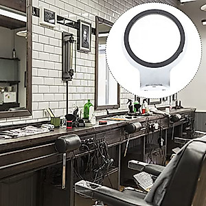 Lurrose Blow Dryer Holder Blow Dryer Holder Hair Dryer Wall hair dryer ring holder steel hair blower holder hair dryer wall mount Storage Ring: Hair Hair Dryer Holder Wall Mounted Hair Dryer Stand