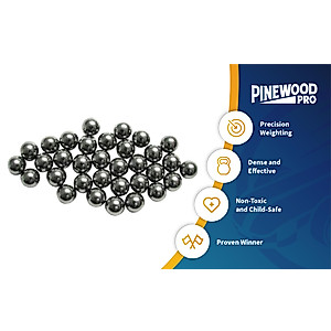 Pinewood Pro Weight for Derby Cars |Tungsten Spheres - Incrementally Adjust Weight - Fine Tuning