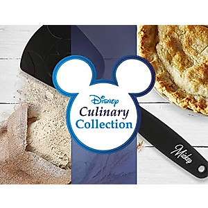 Disney Mickey Mouse Silicone Turner - This Mickey Mouse Disney Spatula is Ideal for Turning Food - Perfect for any Disney Fan - Black, Measures 11 Inches