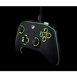 PowerA Spectra Enhanced Illuminated Wired Controller for Xbox One, gamepad, video game, gaming controller, works with Xbox Series X|S