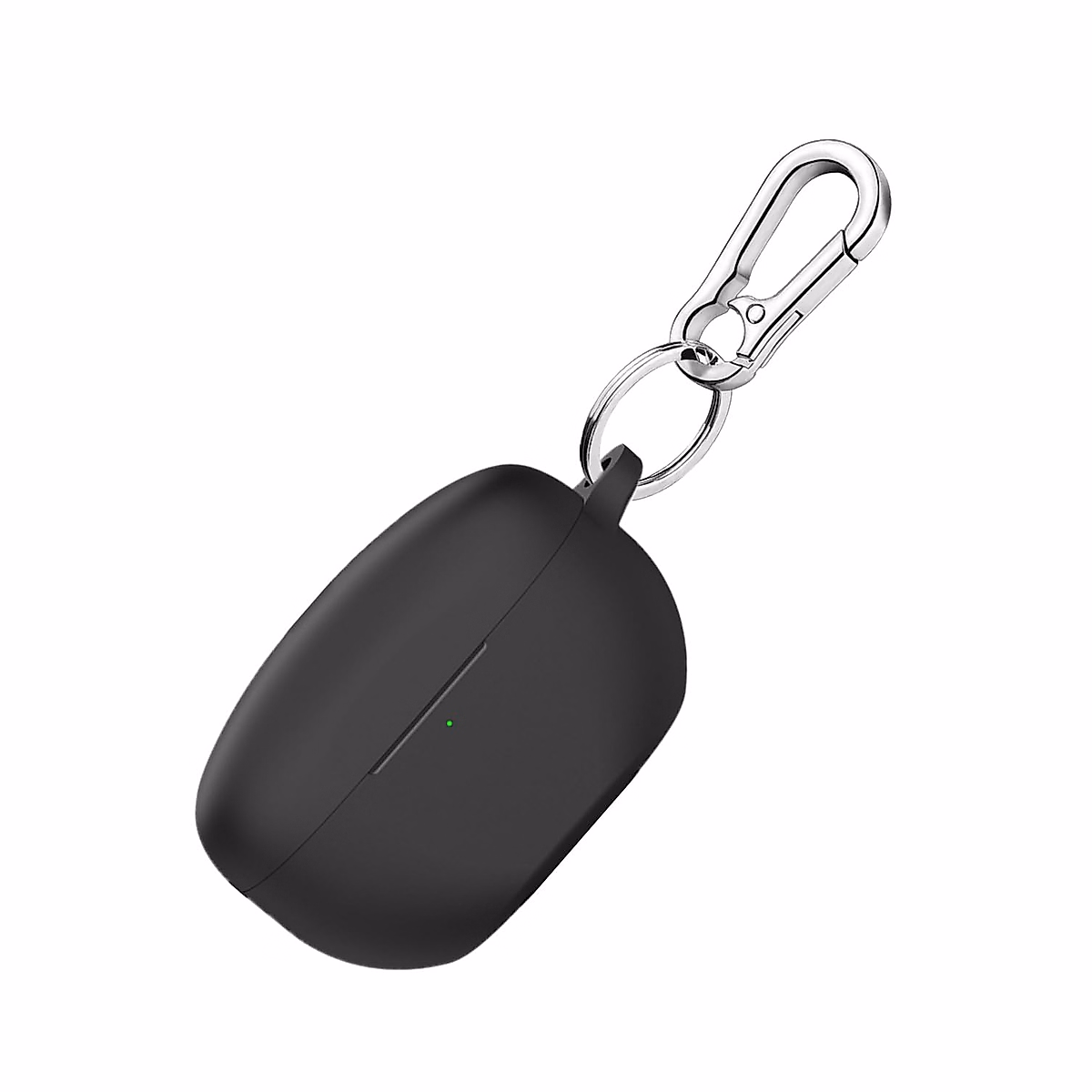 Compatible with Sony WF-1000XM5 Case Cover with keychain, Soft Silicone Protective Skin Case for Sony XM5 Wireless Earbuds 2023 WF1000XM5 (Black)