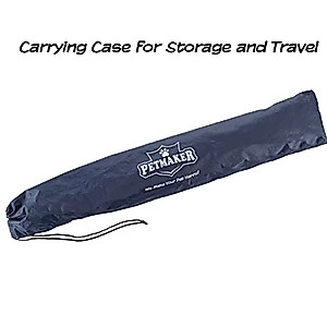 Elevated Dog Bed – 24.5x18.5 Portable Bed for Pets with Non-Slip Feet – Indoor/Outdoor Dog Cot or Puppy Bed for Pets up to 25lbs by Petmaker (Blue)