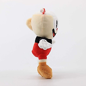 8 Pcs Cuphead Plush Toys Cuphead Mecup and Brocup Devil Boss Legendary Chalice King Dice Sunflower Stuffed Dolls Cosplay Gift 20-36cm