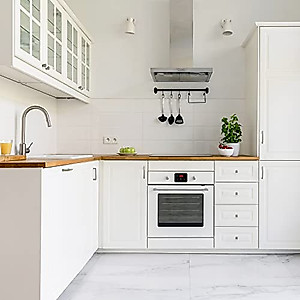 KLOOSE Brushed Nickel Cabinet Pulls 3.75 Inch Hole Centers 10 Pack Kitchen Cabinet Handles Solid Square Bar Drawer Pulls Cabinet Hardware Dresser Handles