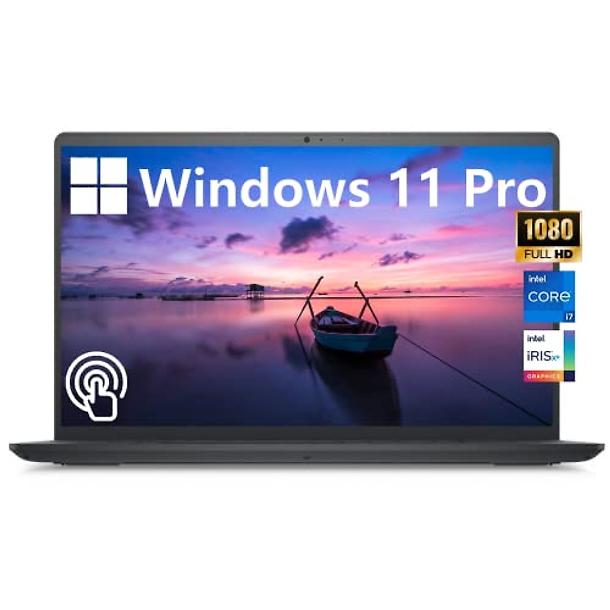 Dell Inspiron 15.6" FHD Touchscreen Business Laptop, Intel Core i7-1255U, Windows 11 Pro, 32GB RAM, 1TB SSD, Bluetooth, WiFi 6, HDMI, Intel Iris Xe Graphics, SD Card Reader, Long Battery Life