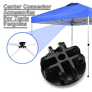4-Way Roof Centre Bracket Connector Canopy Tent Replacement Parts Pop-up Canopy Replacement Parts Outdoor Canopy Parts