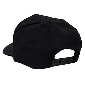 Men's Retired Series U.S. Military Veteran Unstructured Snapback Baseball Hat US Coast Guard Black