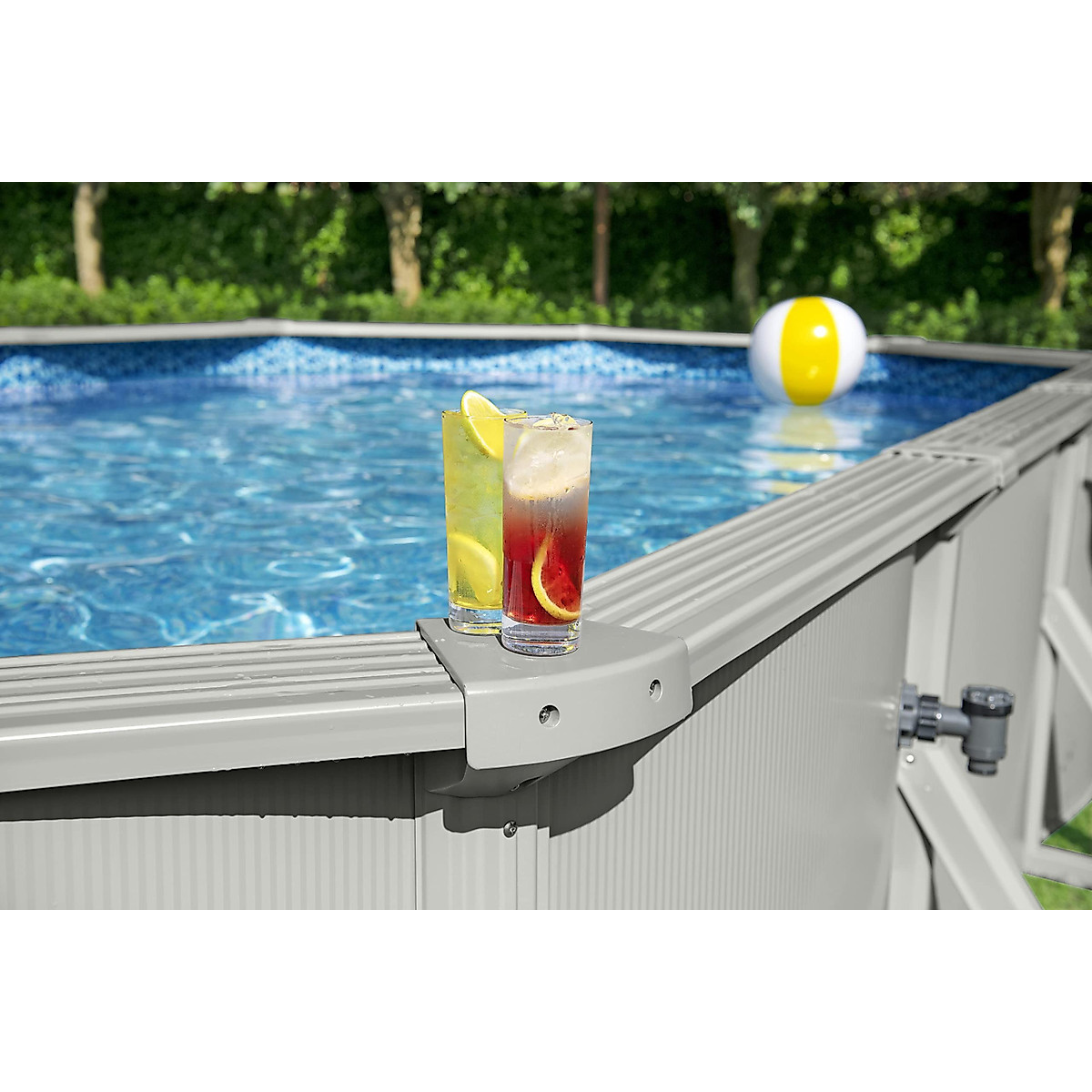 Bestway Hydrium Galvanized Steel Wall Above Ground Pool Set 20' x 12' x 48" | Semi-Permanent, Year-Round Oval Swimming Pool | Includes Sand Filter, Skimmer, Ladder, Ground Cloth, Cover