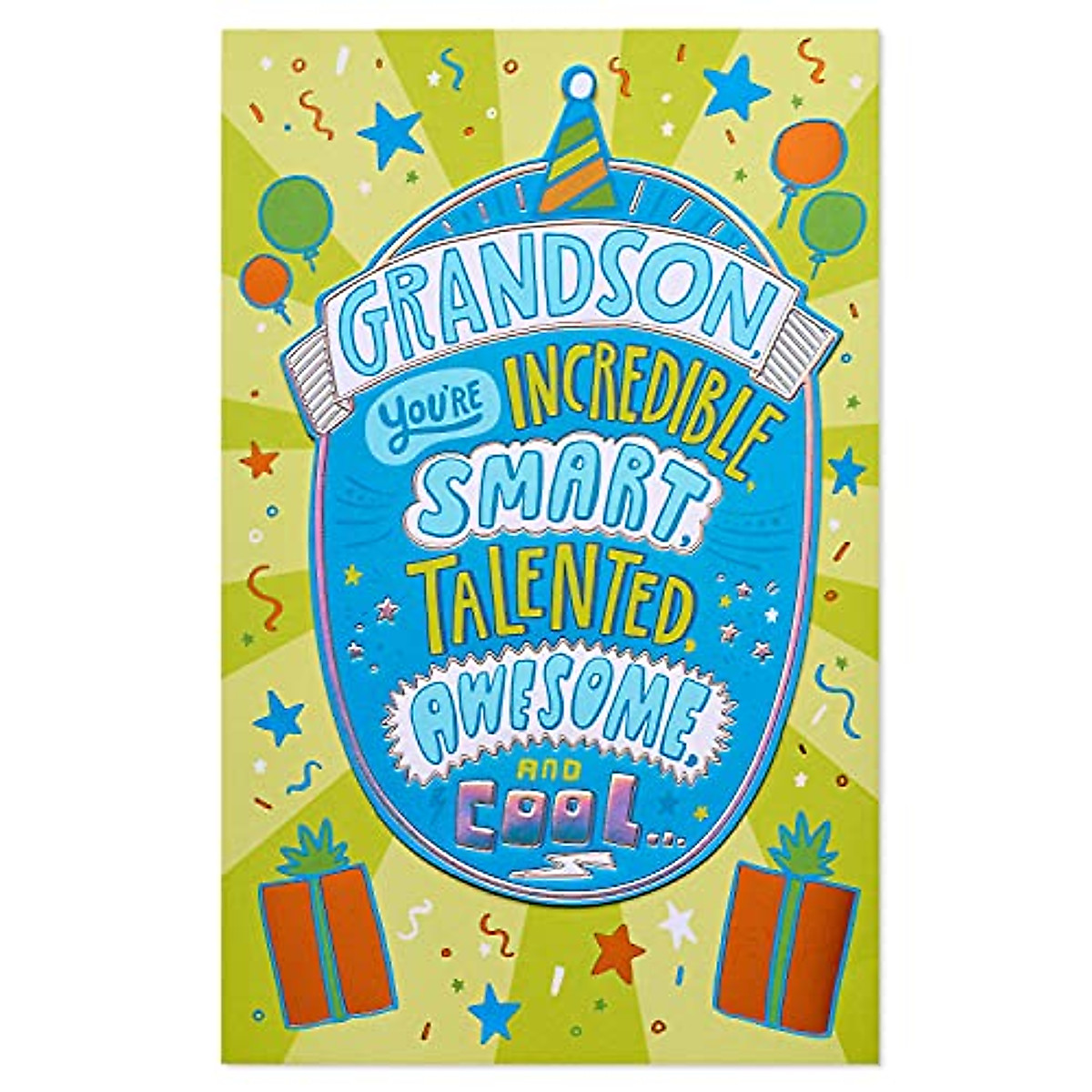 American Greetings Birthday Card for Grandson (Bragging About You)