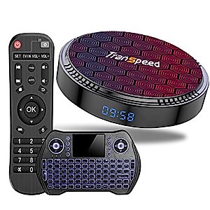 Android TV Box 12.0 2GB 16GB WiFi 6 2.4G 5.8G TV Box Android 2022 H618 Chip Support 4K 6K HDR10 BT5.0 USB 2.0 with Mini Backlit Keyboard