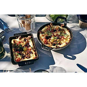 Staub 40509-544 Mini Round Dish, Gray, 4.7 inches (12 cm), Gratin Dish, Induction Compatible, Dish