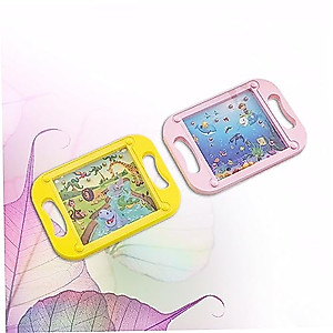 SAFIGLE 2pcs Kids Puzzles Kidcraft Playset Magnetic Chess Board Concentration Beads Balance Training Beads Maze Puzzles Toy Checkerboard Game Set Palm Pupils Magnetic Puzzle Maze Ball Toy