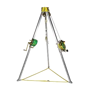 MSA 10123669 Confined Space Kit, Workman Tripod, 95' Lanyard