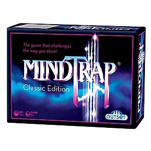 Outset Media Mindtrap Classic Edition Game of Puzzles, Mysteries, Conundrums and Trick Questions - Family Game - Lateral Knowledge Developer - Ages 12 and Up