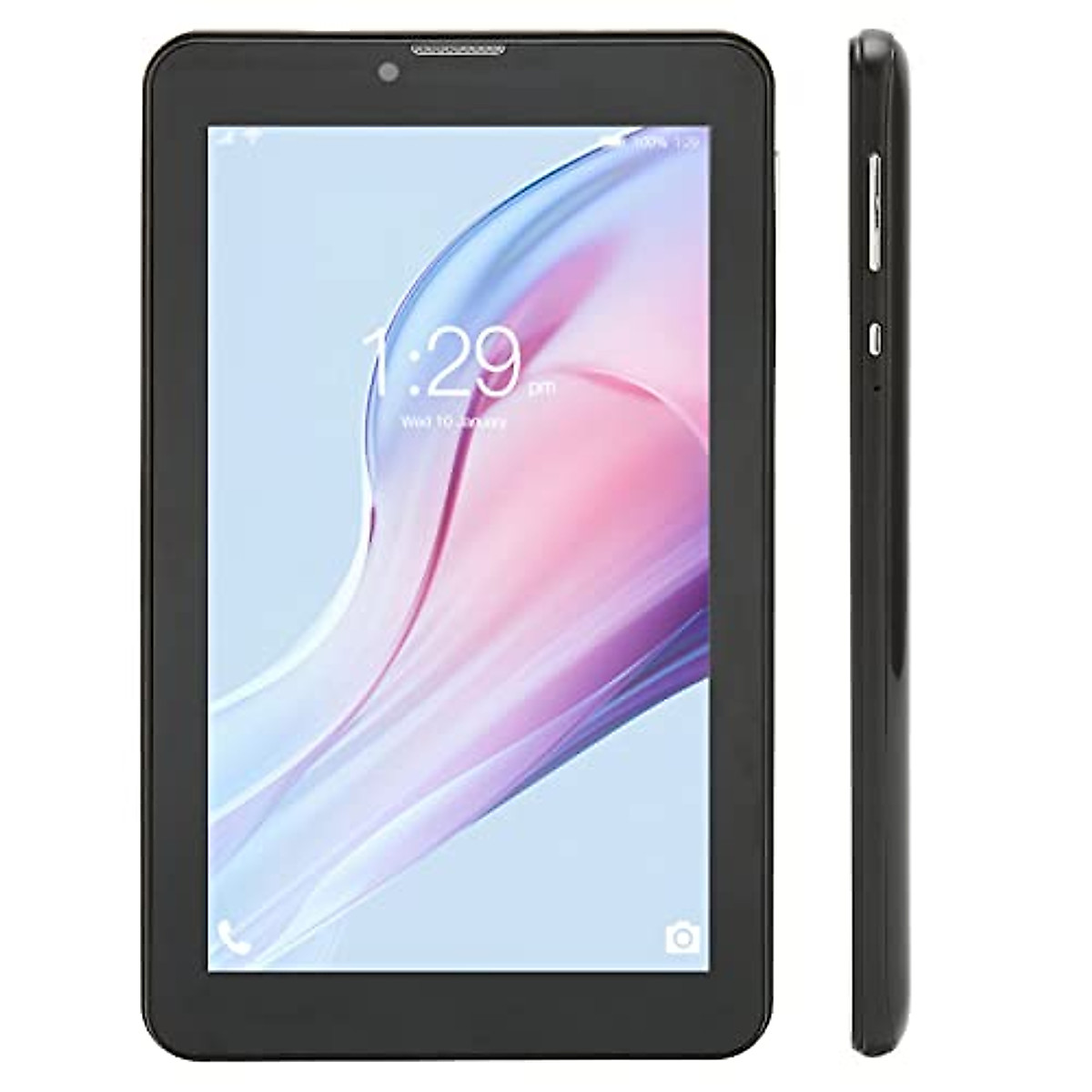 Qinlorgo Kids Tablet, for Android10 System 7in Tablet 3G Internet Calling 100‑240V for School (US Plug)