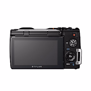 Olympus Stylus TG-850 IHS 16 MP Digital Camera (Black/Silver)
