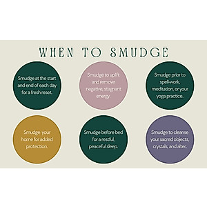 My Mystic Apothecary Sacred Smudging Candle - Candle Made with White Sage, Rosemary, and Lavender for Cleansing | Cotton Wick | 100% Soy Wax | 40 Hour Burn time | 7.75 Oz White Sage Candle