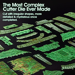 CubicFun 3D Jigsaw Puzzles Dutch Ship Model Flying Luminous Haunted Pirate Ship DIY for Adults and Kids, Building Kits Office Decoration for Women and Men, 360 Pieces