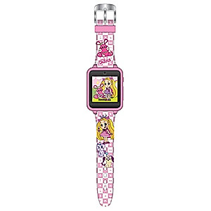 Accutime Kids Love, Diana Show Educational Learning Touchscreen Pink Smart Watch Toy with Graphic Strap for Girls, Boys, Toddlers - Selfie Cam, Games, Alarm, Calculator, Pedometer (Model: LDA4037AZ)