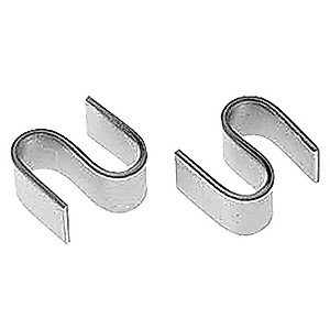 Aviditi Chrome Wire Shelving S-Hooks, for Connecting Wire Shelving Rack Add-On Units (8 Pack)