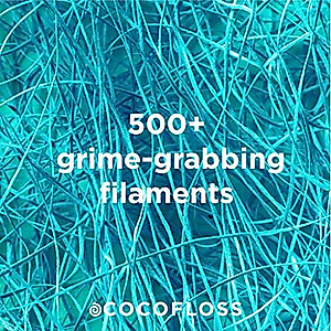 COCOFLOSS Coconut-Oil Infused Woven Dental Floss | Mint | Dentist-Designed | Vegan and Cruelty-Free | 6 Month Supply (32 Yds x 3 Units)