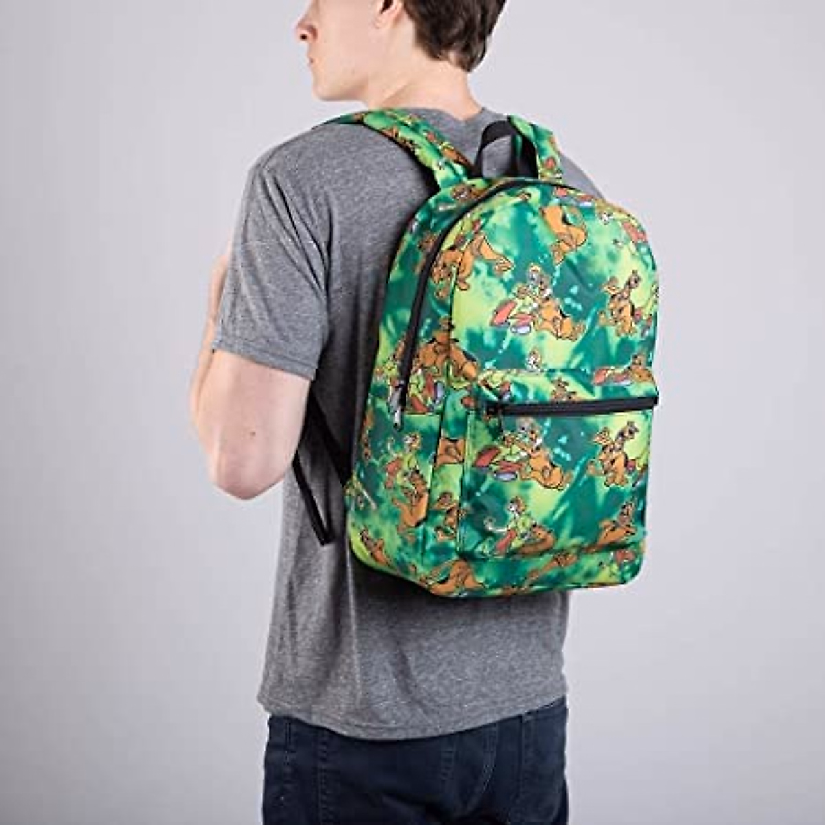 Scooby-Doo and Shaggy Sublimated Print Backpack with Laptop Pocket